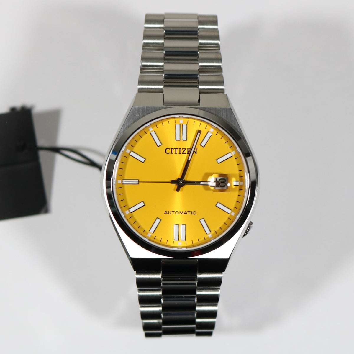 Citizen Tsuyosa Automatic Men's Stainless Steel Yellow Dial Watch NJ01 ...