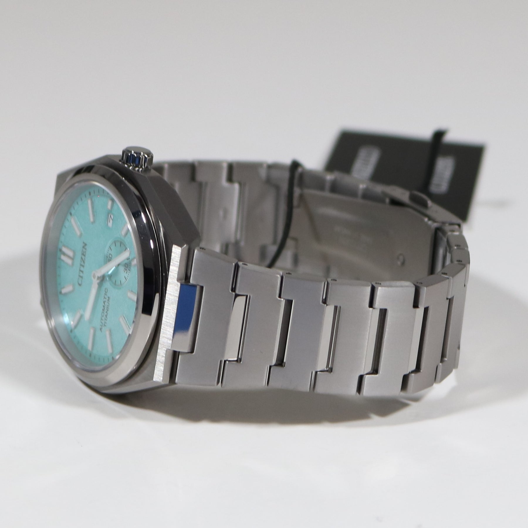 Citizen Super Titanium Turquoise Dial Men's Automatic Watch NJ0180-80M ...