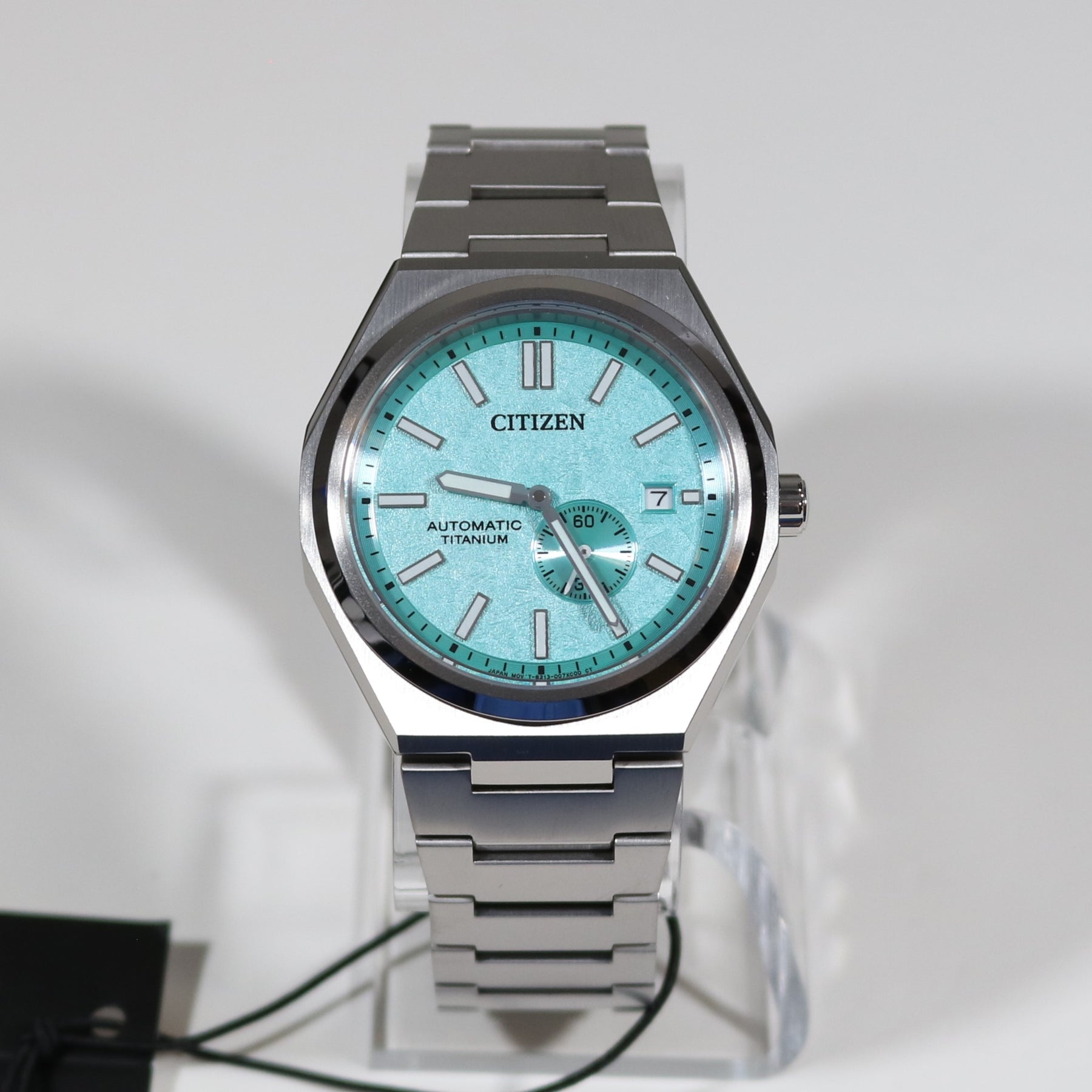 Citizen Super Titanium Turquoise Dial Men's Automatic Watch NJ0180-80M ...