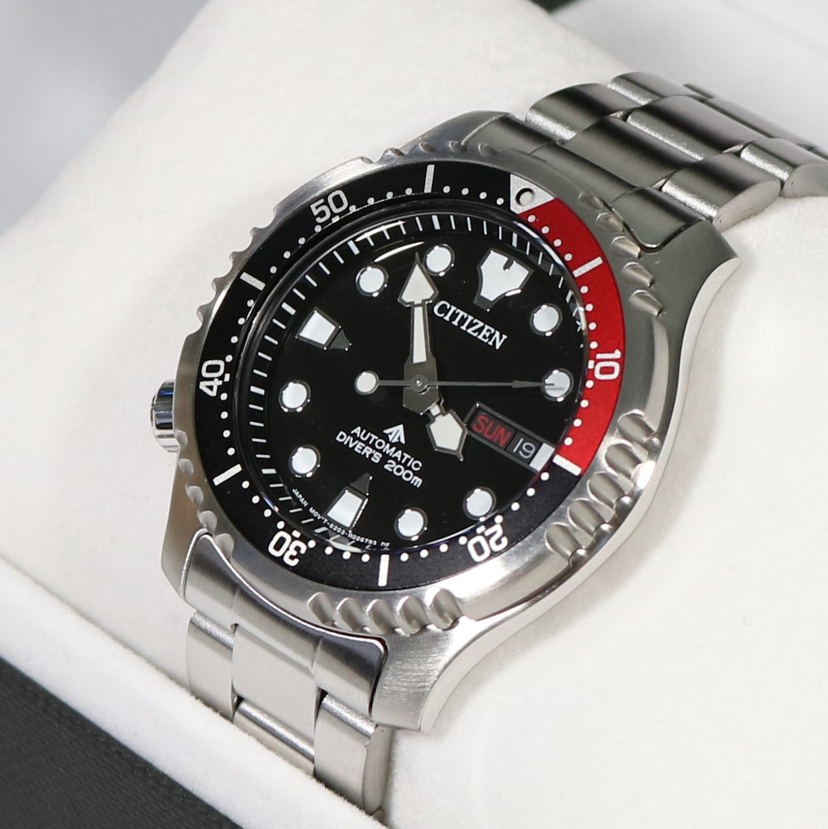 Citizen Promaster Sea Stainless Steel Automatic Black Dial Watch NY008 ...